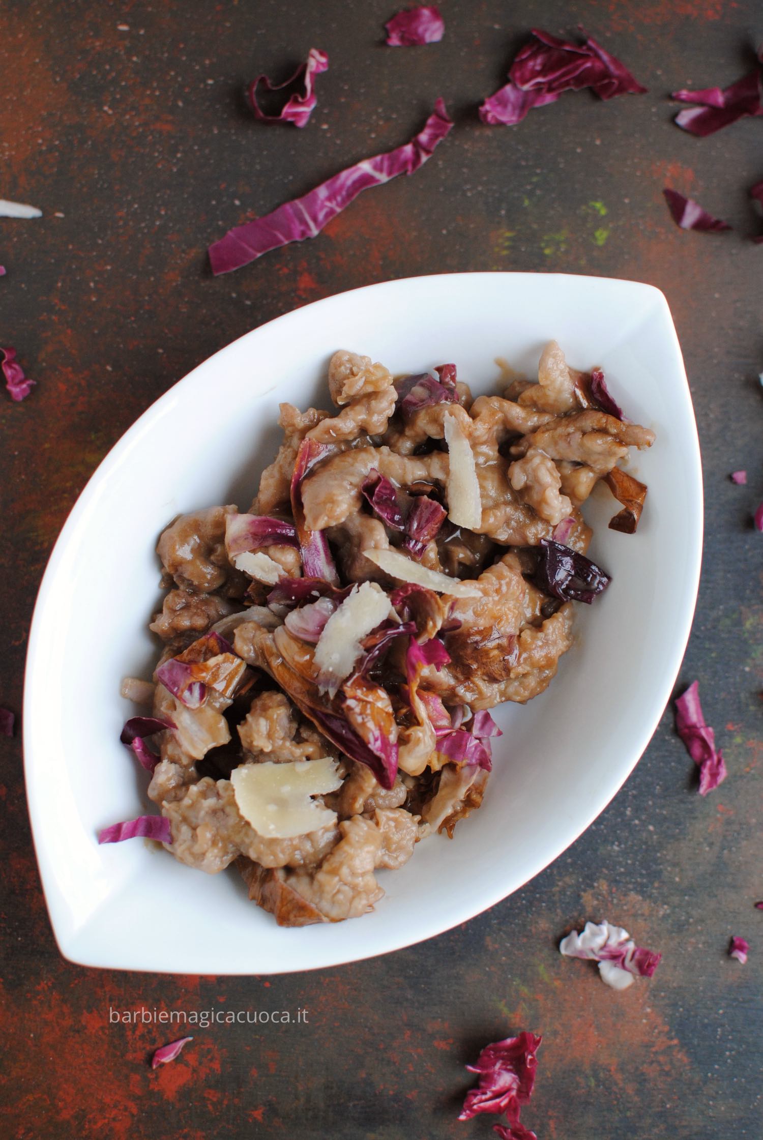 Straccetti di carne al radicchio - Barbie Magica Cuoca - blog di cucina
